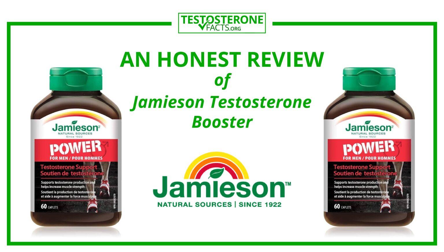 Jamieson Testosterone Booster – Product Review – Testosteronefacts.org